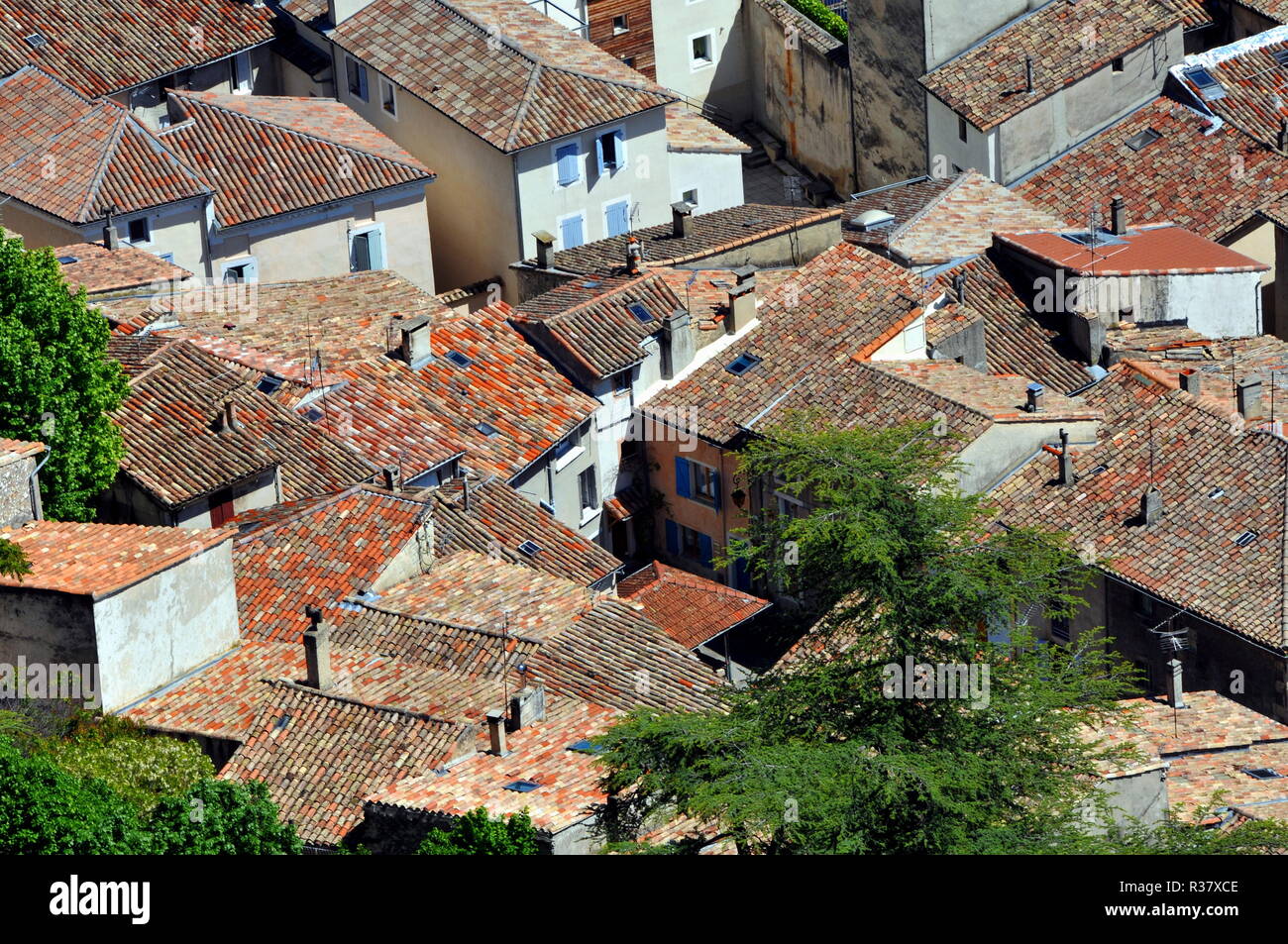 over the roofs of crest Stock Photo - Alamy
