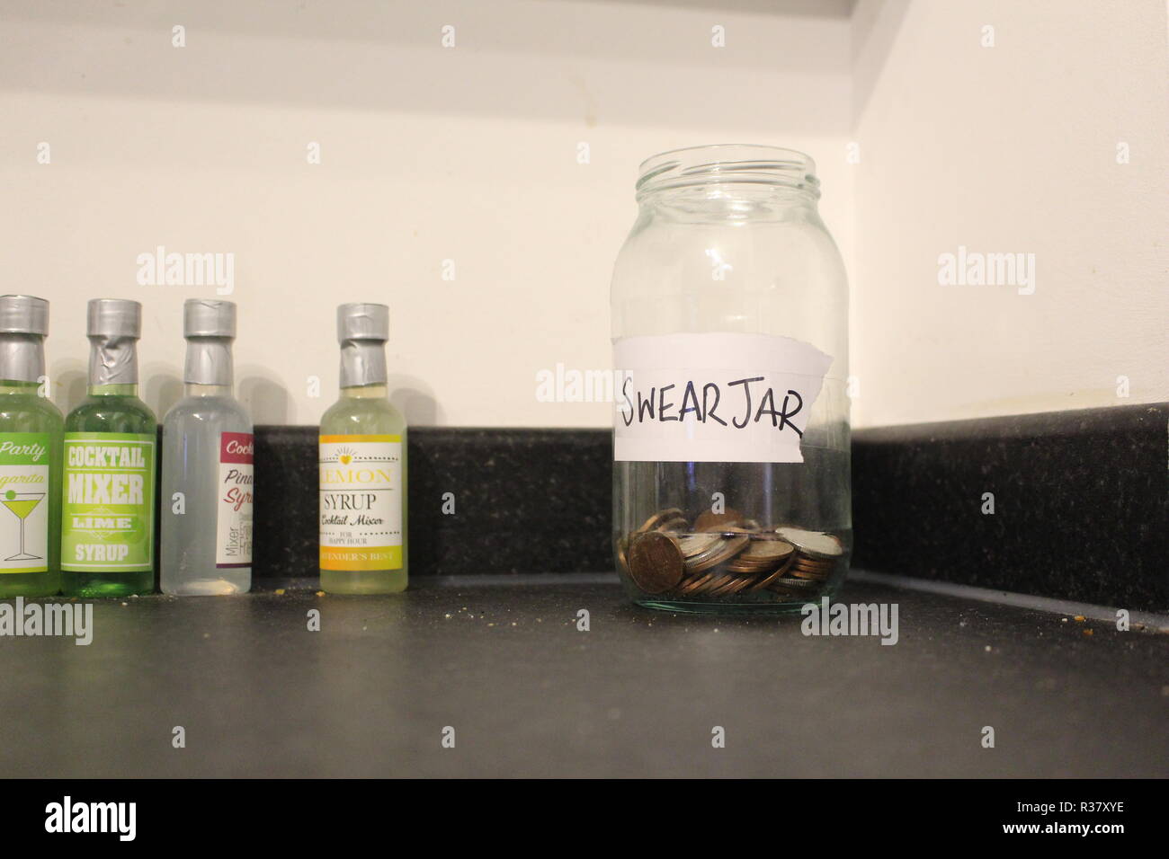 The Swear Jar Stock Photo - Alamy