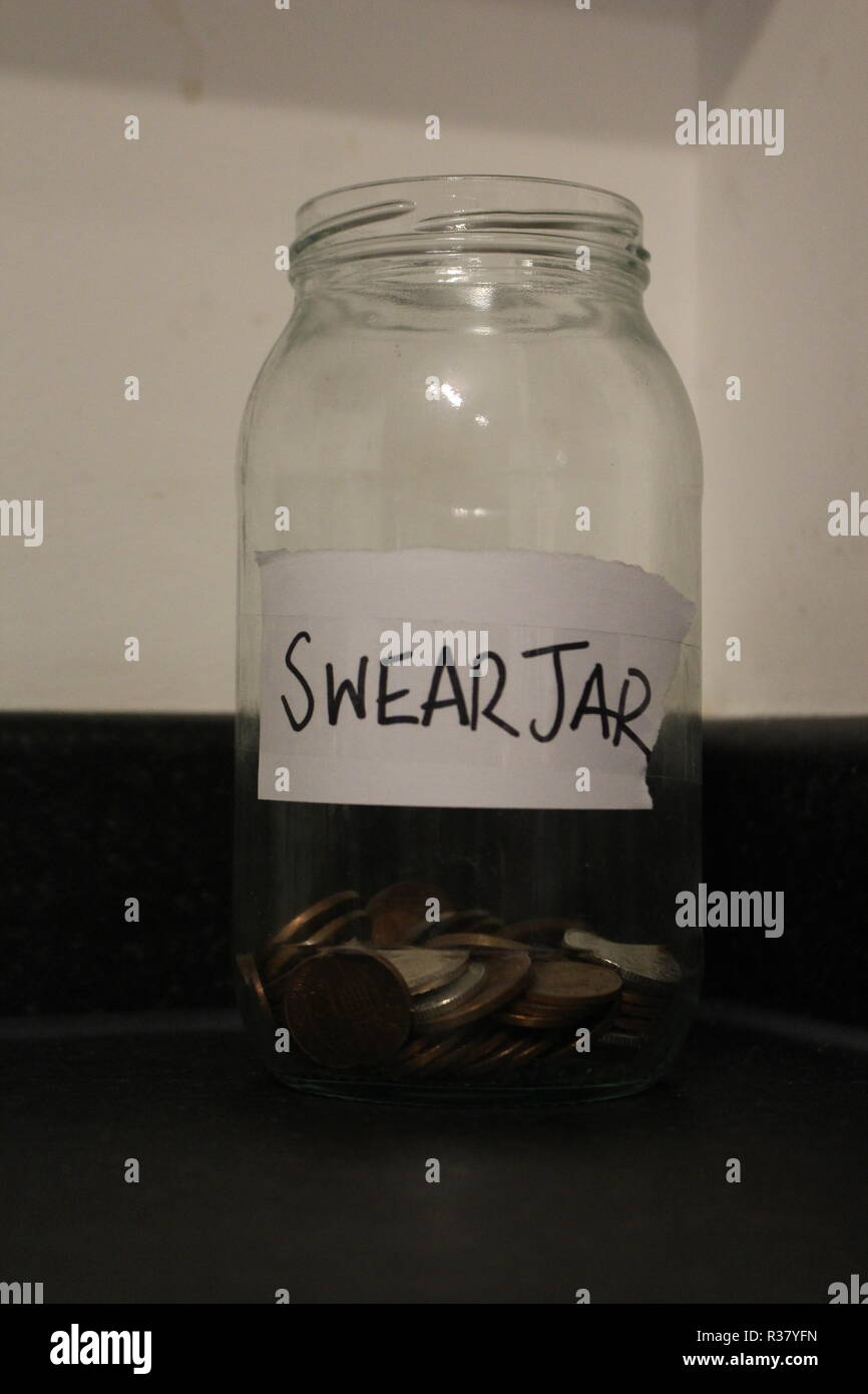 The Swear Jar Stock Photo - Alamy