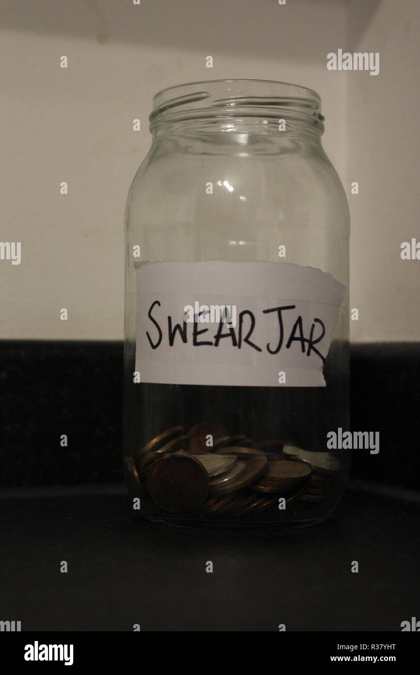 The Swear Jar Stock Photo - Alamy