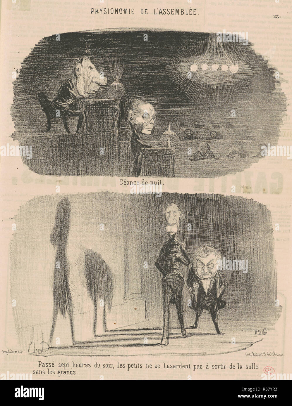 Séance de nuit. Dated: 19th century. Medium: lithograph. Museum ...