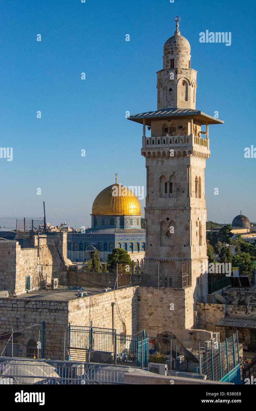 A view of the Dome of the Rock Stock Photo - Alamy