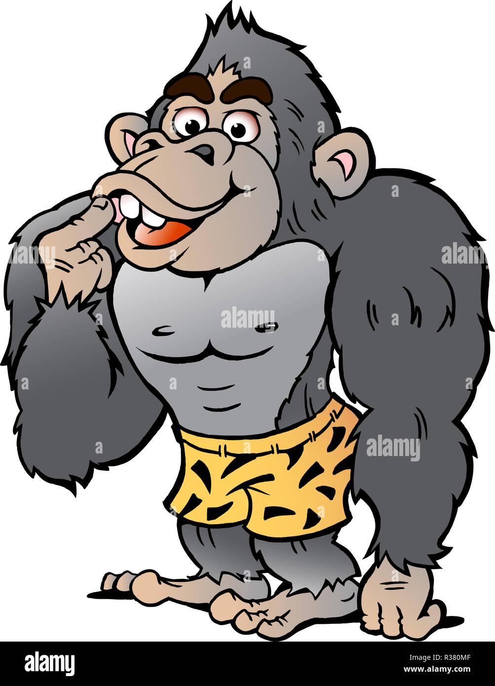 Funny Gorilla Cartoon