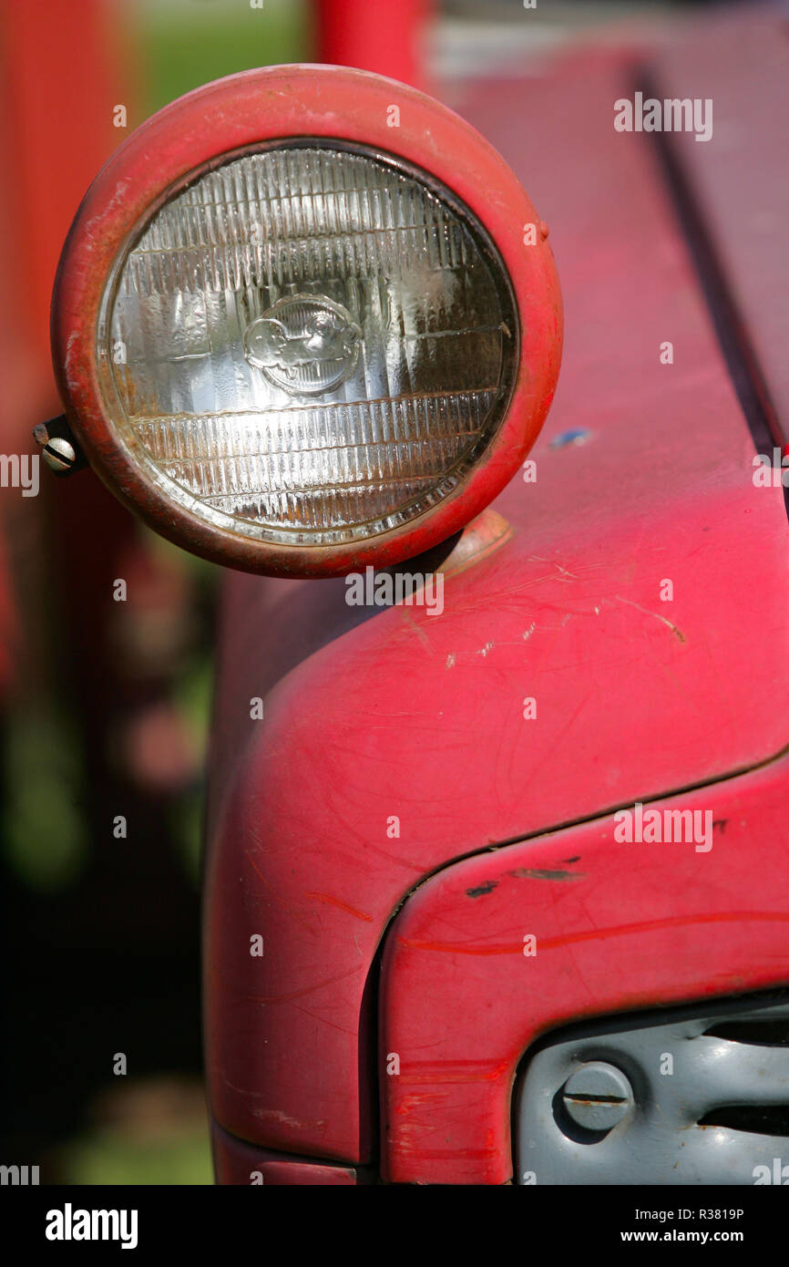 Headlight of a vintage tractor hi-res stock photography and images - Alamy