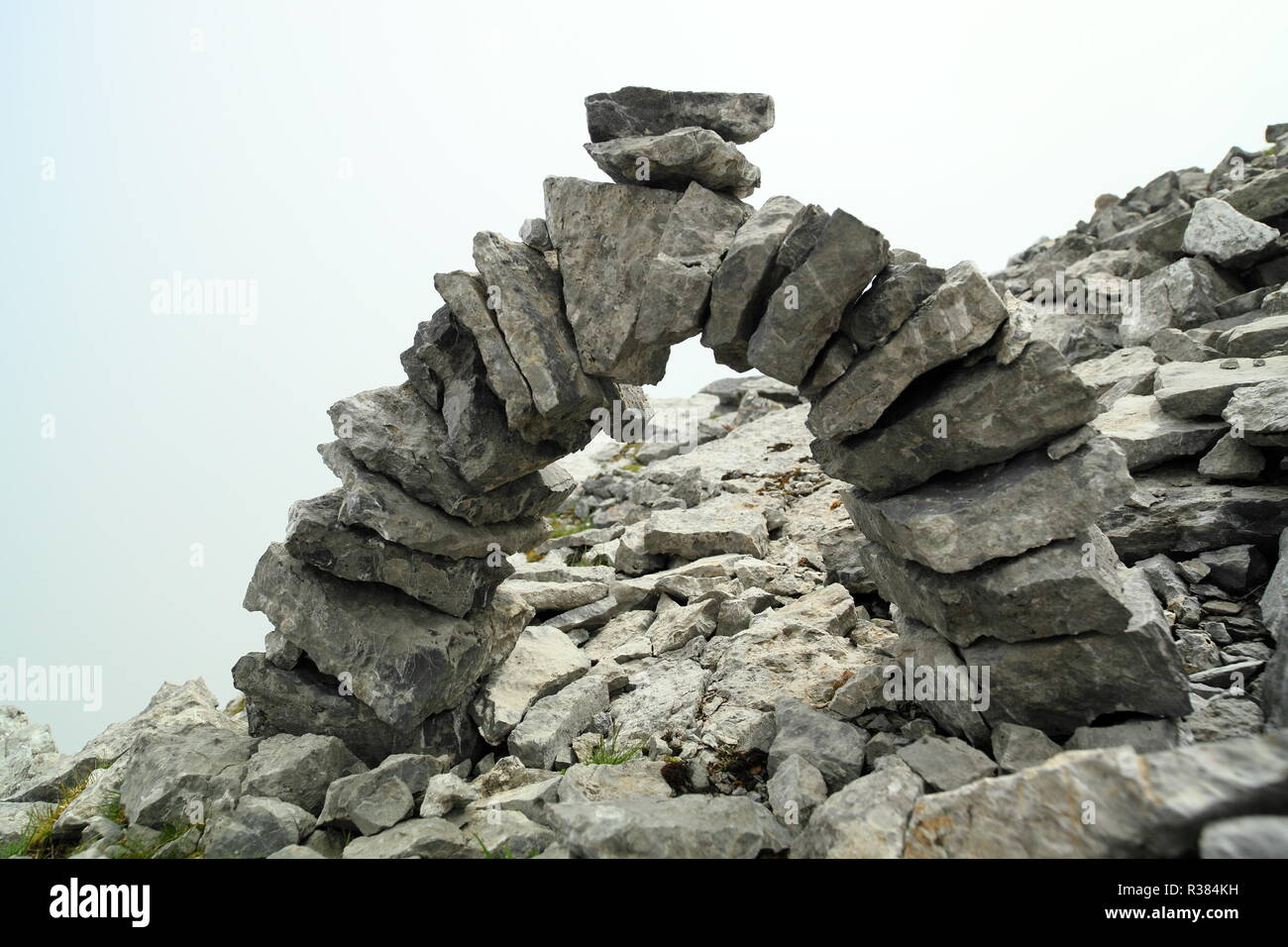 bridge of stone slabs Stock Photo - Alamy