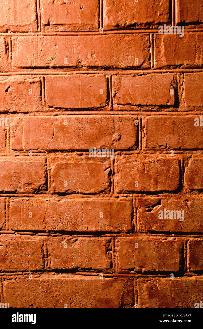 old red textured brick wall Stock Photo - Alamy