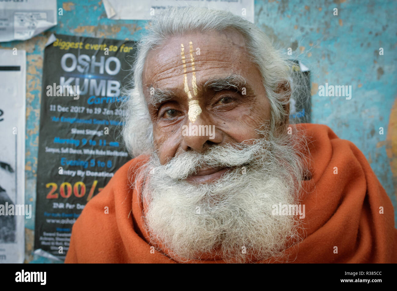 A Sadhu portrait. Shot at Rishikesh, India Stock Photo - Alamy