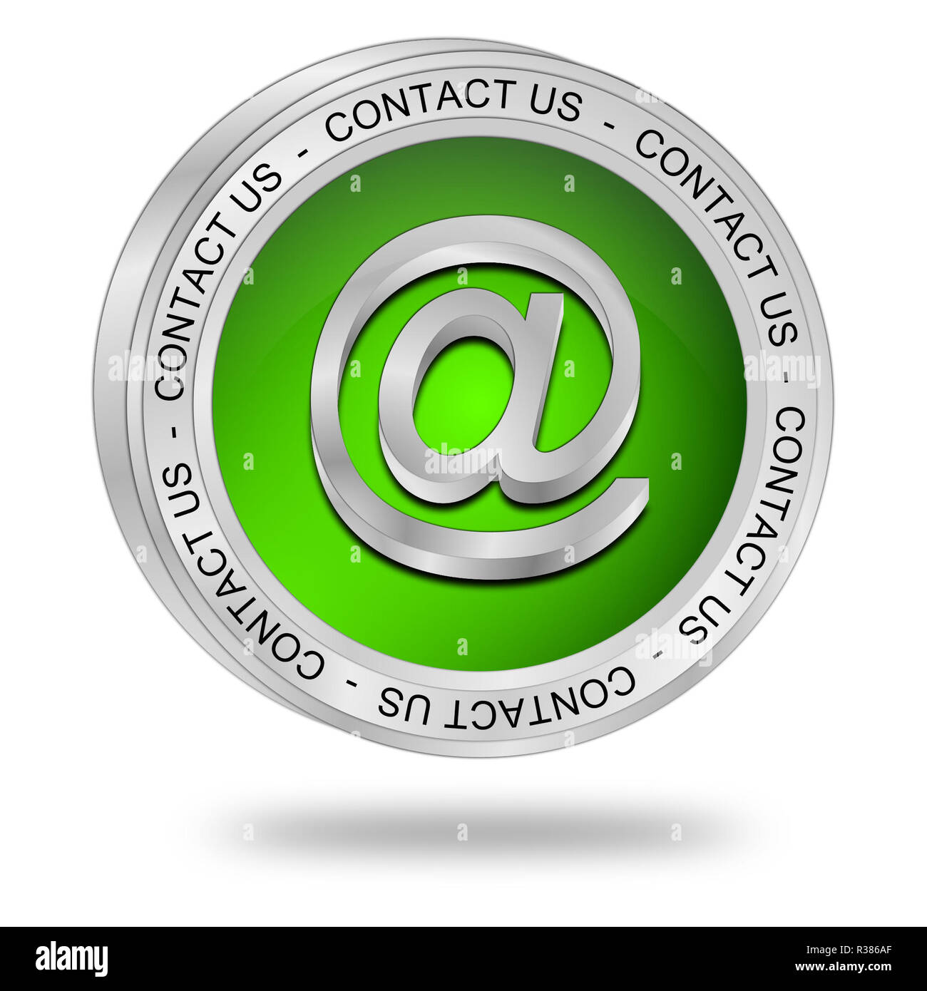 Button contact us Stock Photo - Alamy