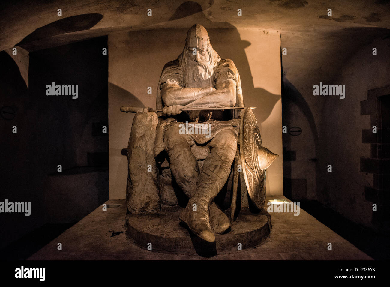 Holger The Dane Statue Kronborg Castle Helsingør Denmark // HELSINGØR ...