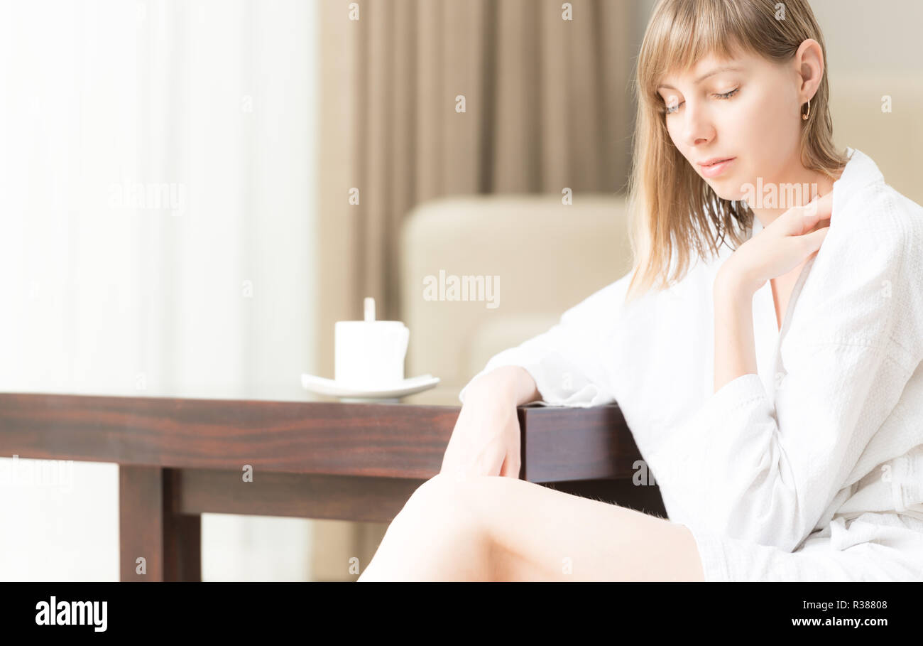 Light brown robe hi-res stock photography and images - Alamy