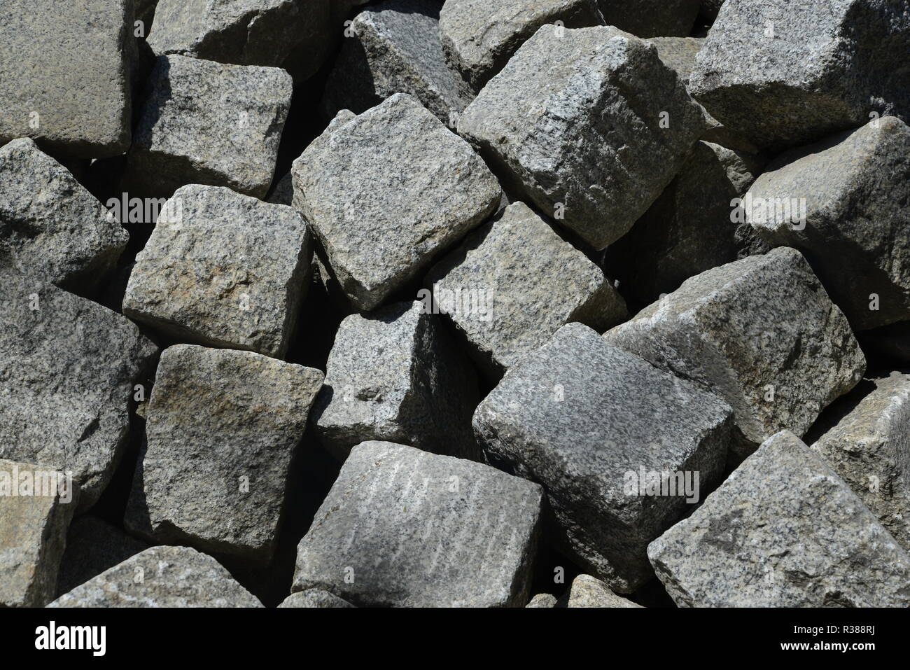 stones for road construction Stock Photo - Alamy