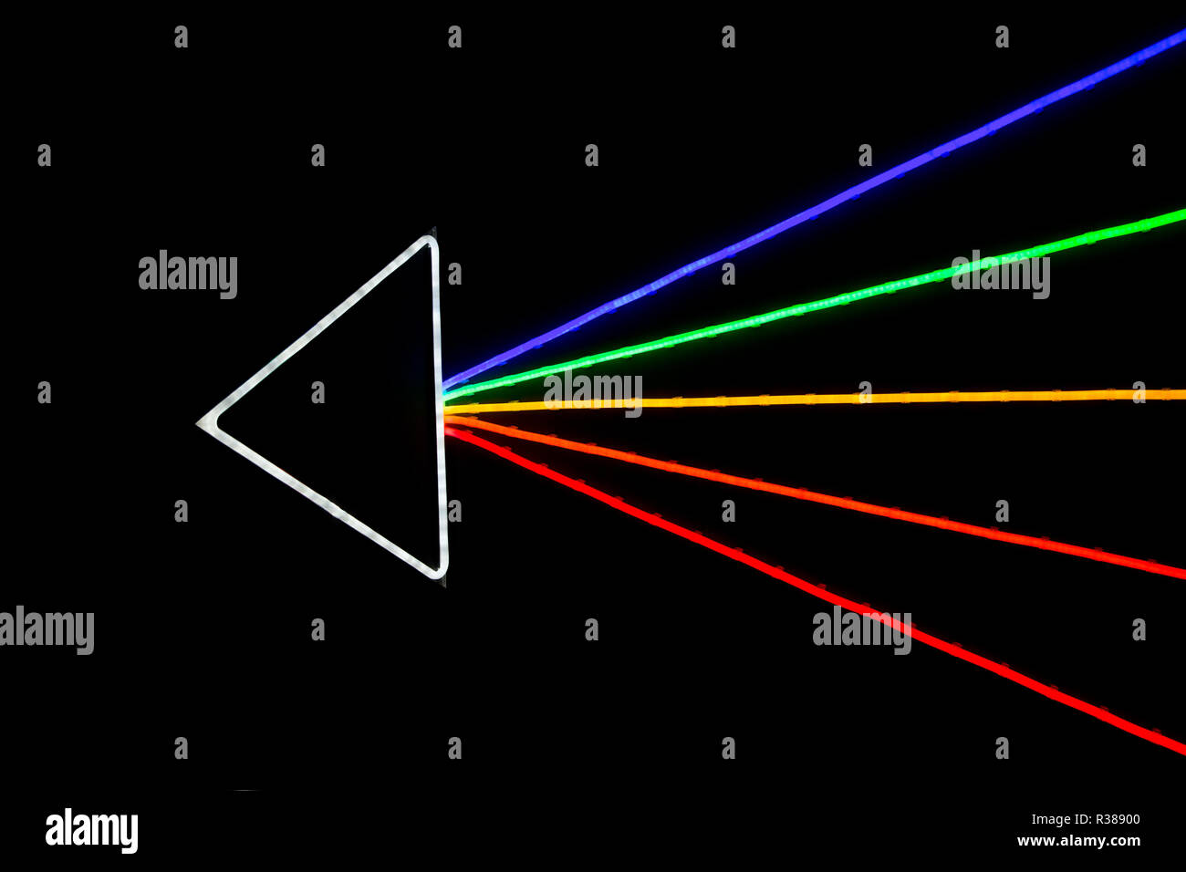 colorful arrow,led light effect Stock Photo - Alamy