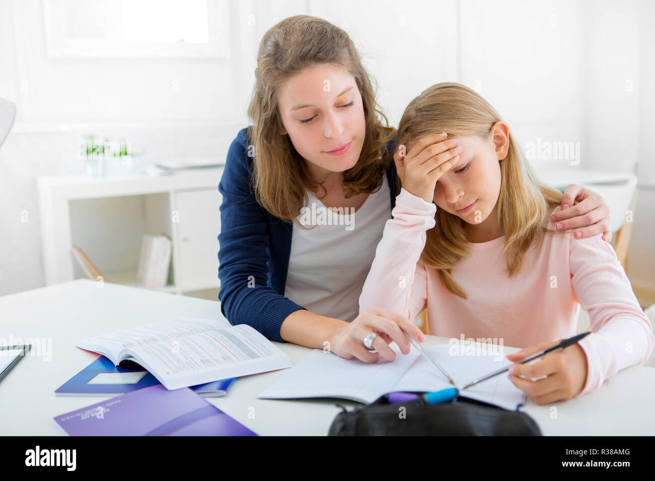 Lazy school girls hi-res stock photography and images - Alamy