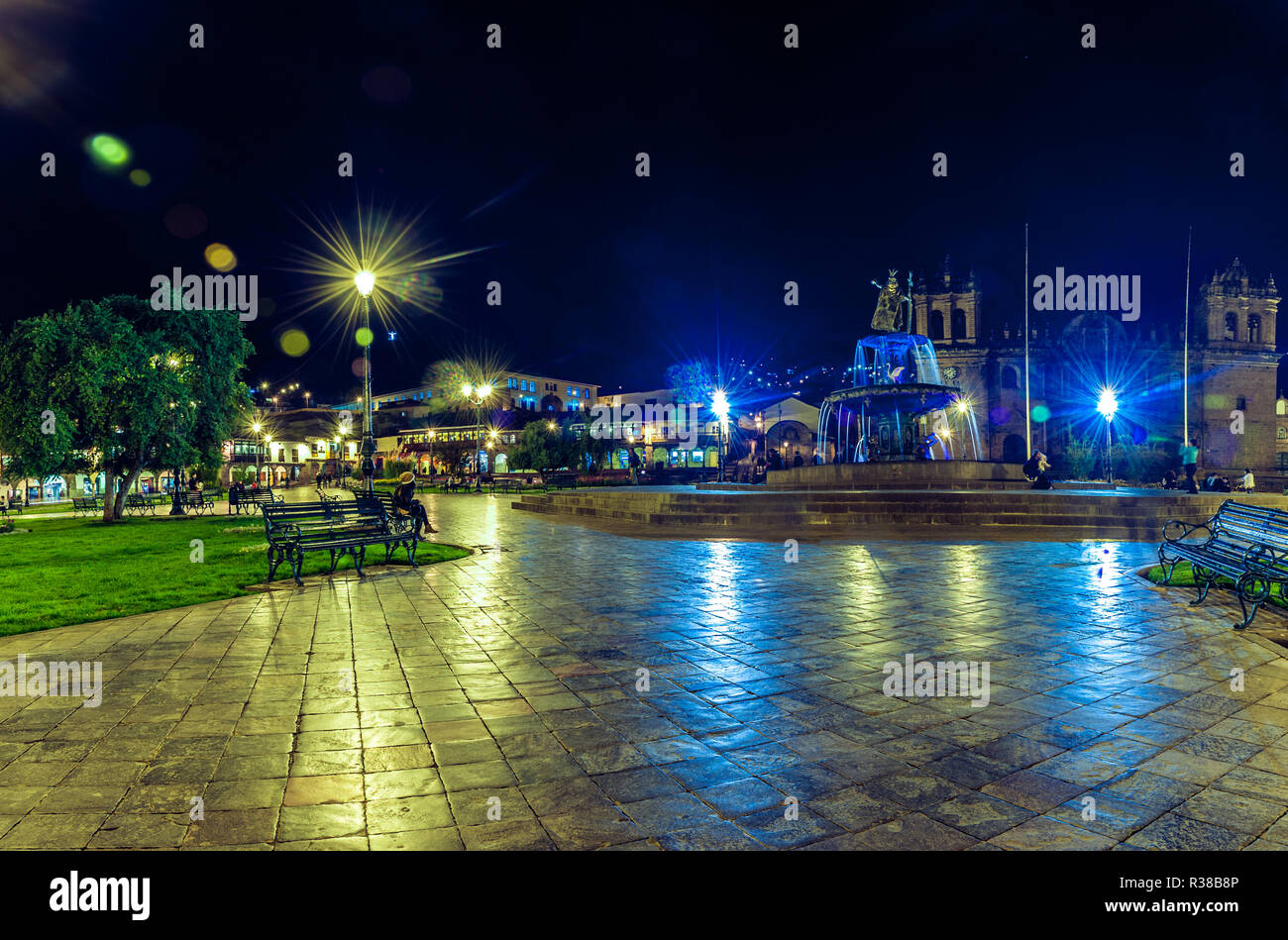 Night view cusco peru hi-res stock photography and images - Alamy