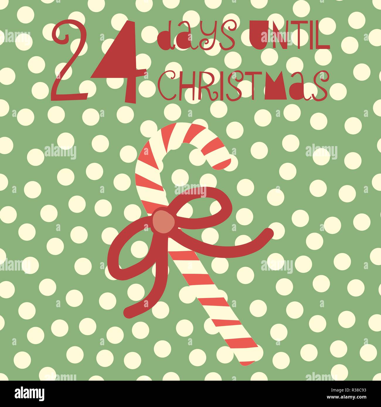 Day until christmas Stock Vector Images - Alamy