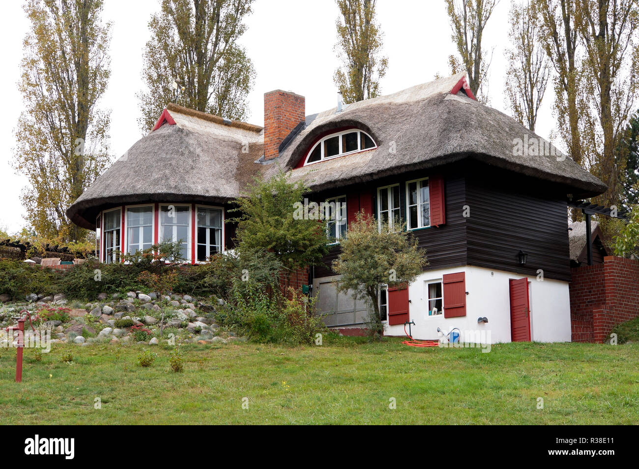 Typical architecture thatched roof construction hi-res stock ...