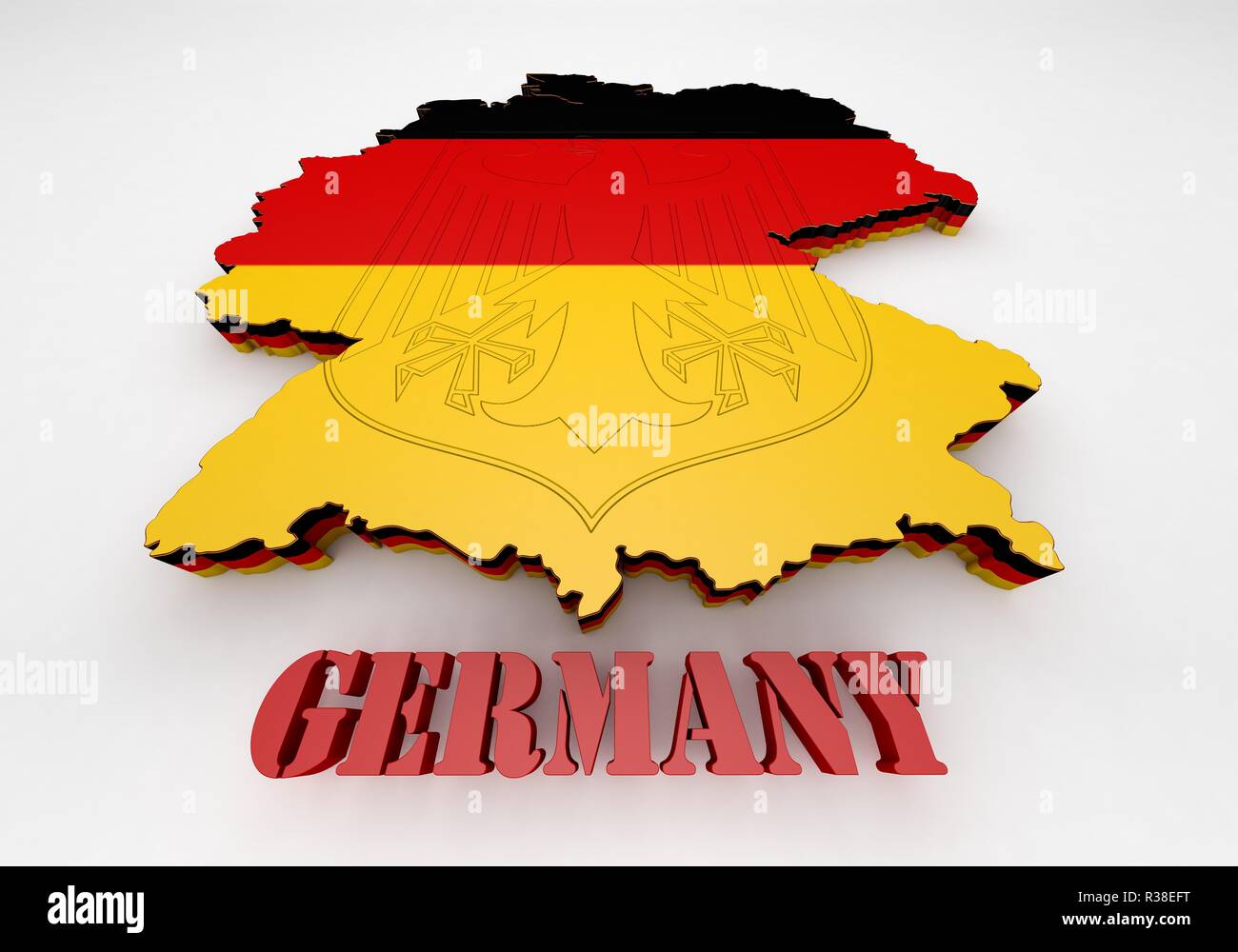 Map Of Gemany High Resolution Stock Photography and Images - Alamy