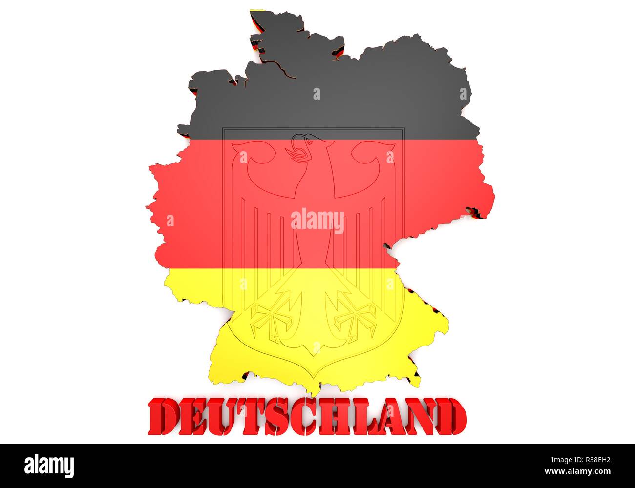 Map Of Gemany High Resolution Stock Photography and Images - Alamy