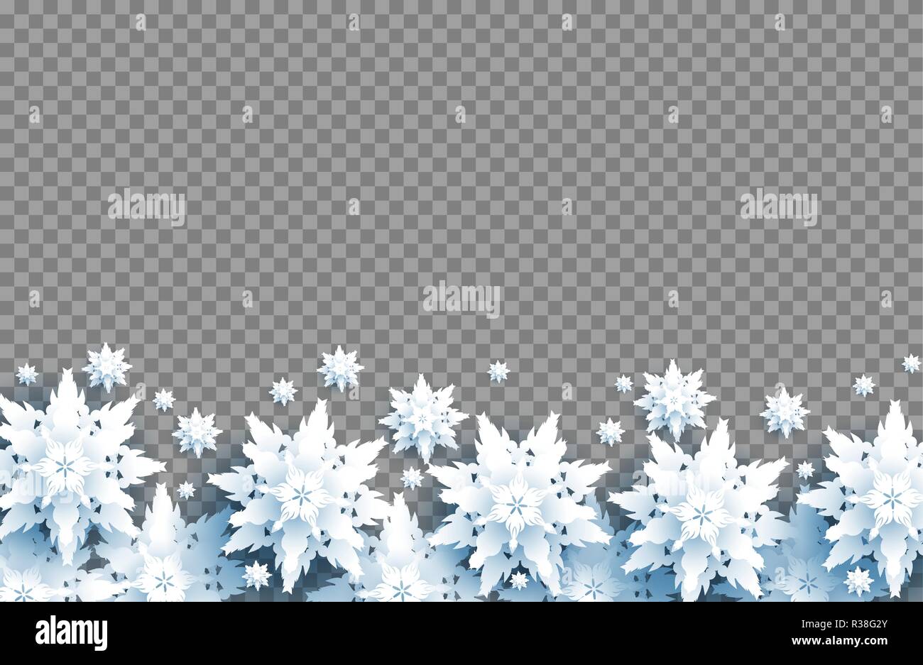 Transparent background and snow Stock Vector Image & Art - Alamy