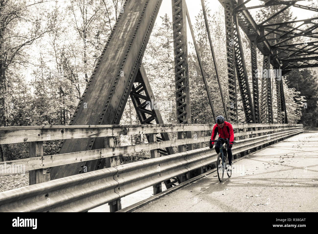 Rail trail bridge over hi-res stock photography and images - Alamy