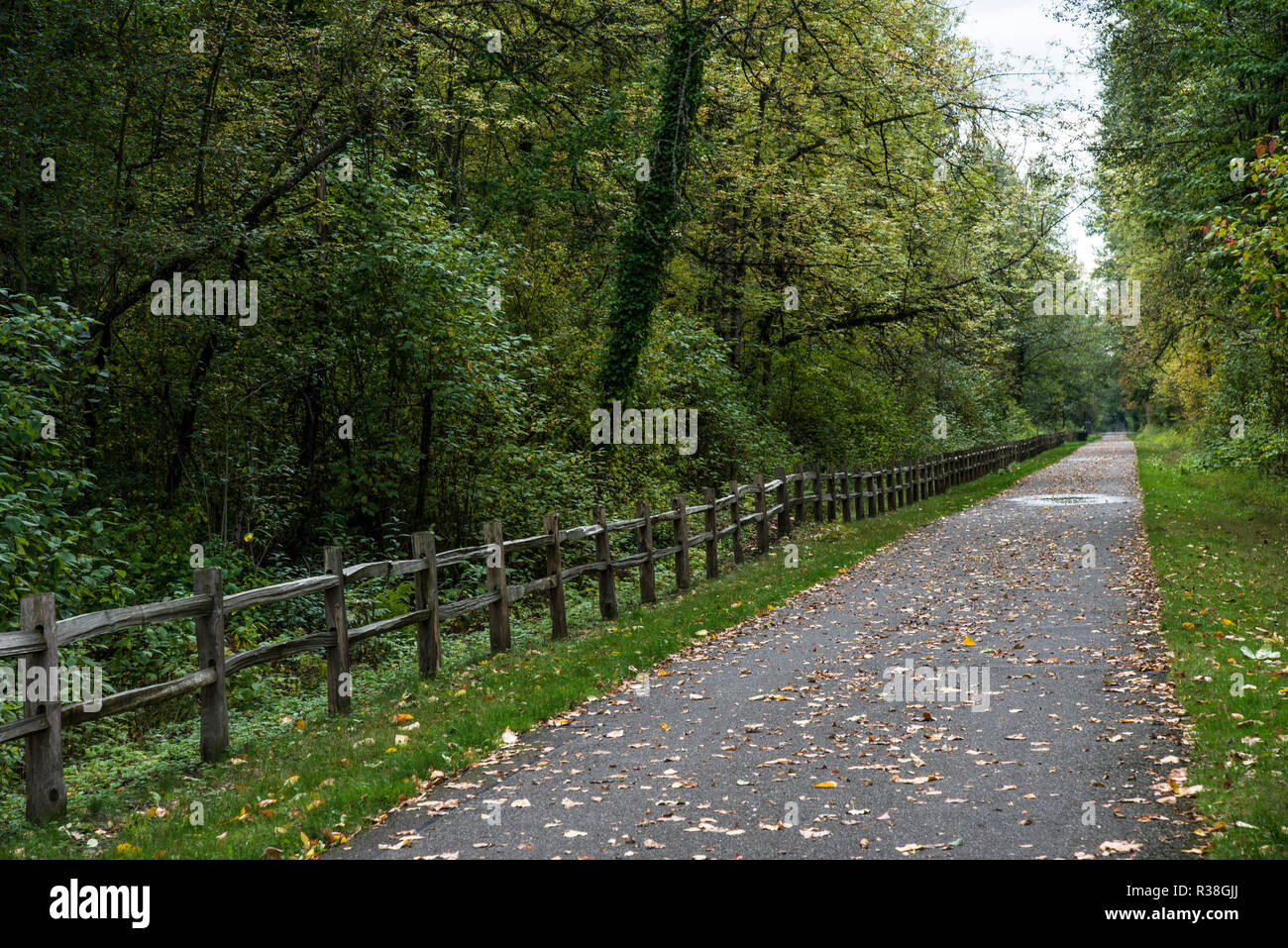 Wooden rail fence hi-res stock photography and images - Alamy