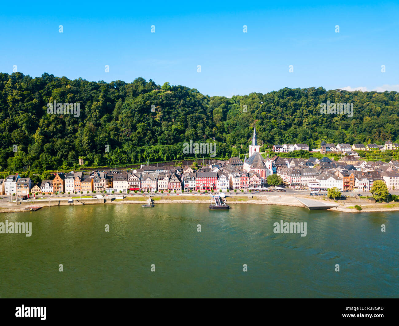 Sankt Goar is a town on the west bank of the Middle Rhine in Germany ...