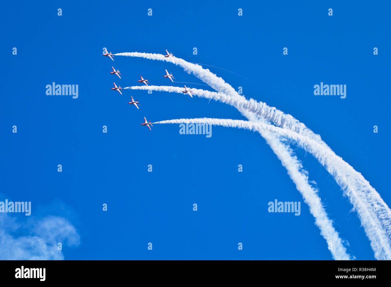 The Red Arrows, officially known as the Royal Air Force Aerobatic Team ...