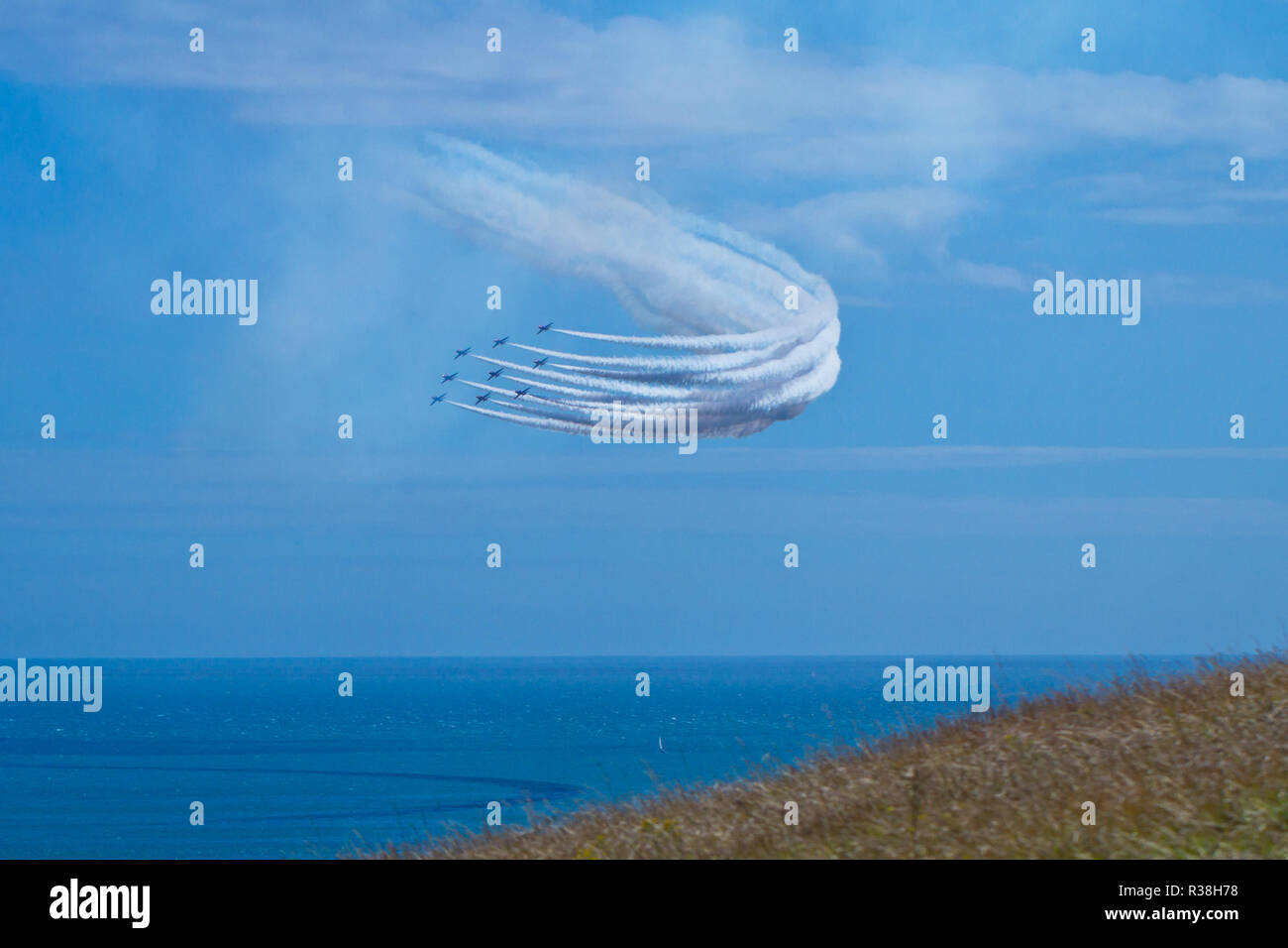 The Red Arrows, officially known as the Royal Air Force Aerobatic Team ...