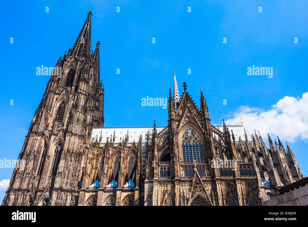 Cologne Cathedral is the main catholic church in Cologne city in ...