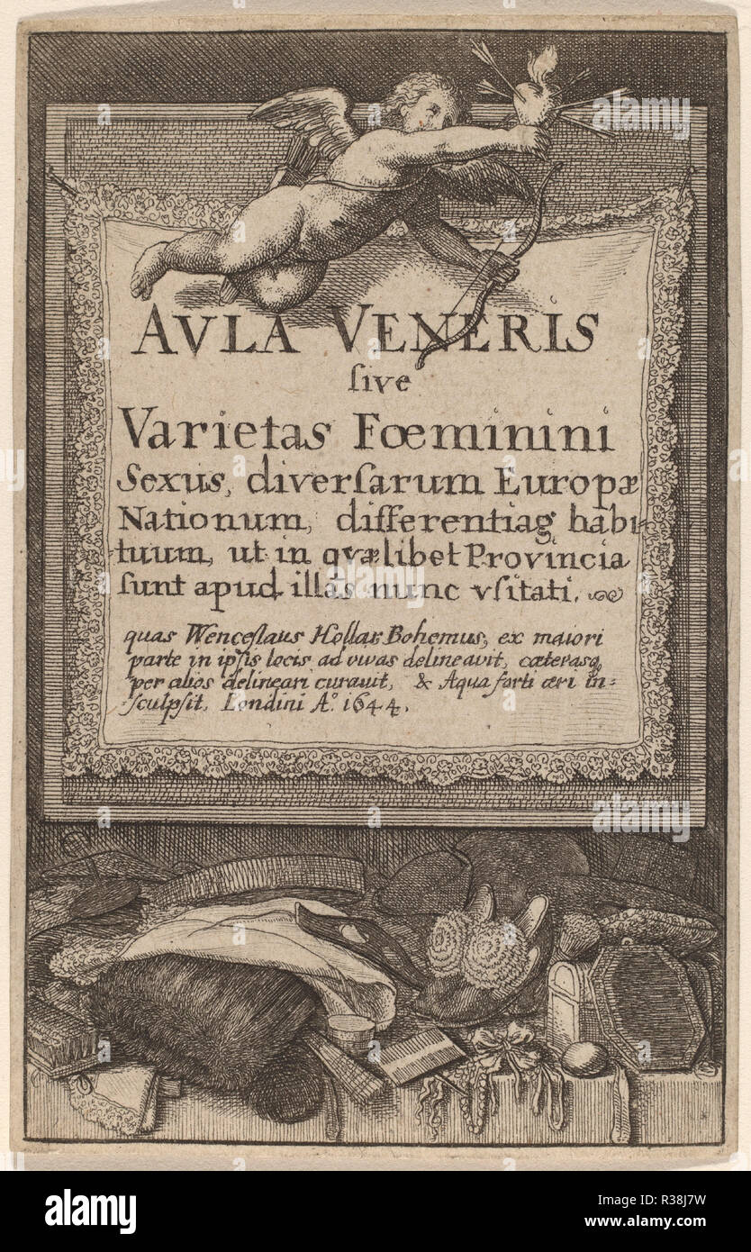 Aula Veneris: Title Page. Dated: 1644. Medium: etching. Museum ...