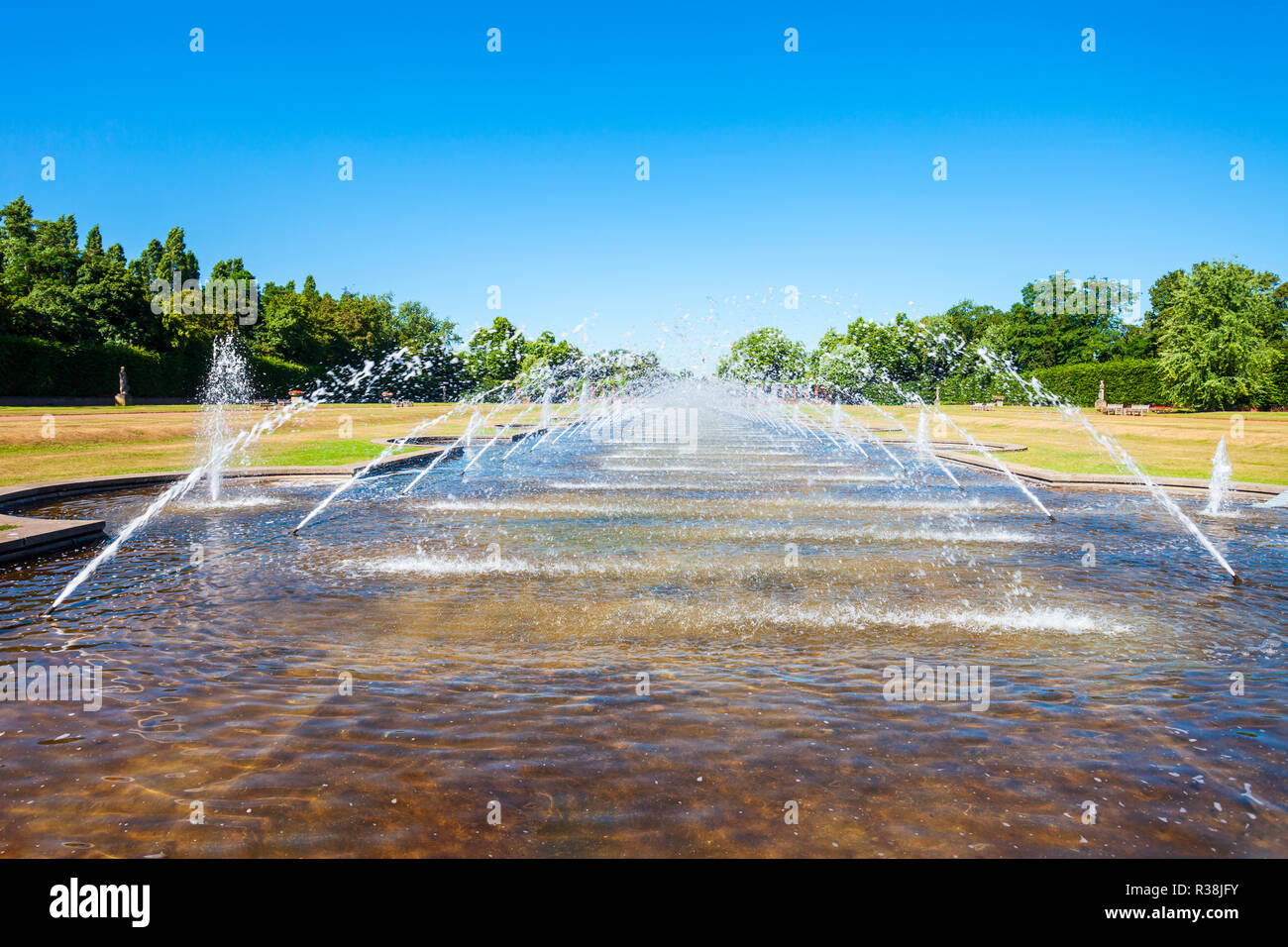 Nordpark is a public green area in the Stockum district in Dusseldorf ...