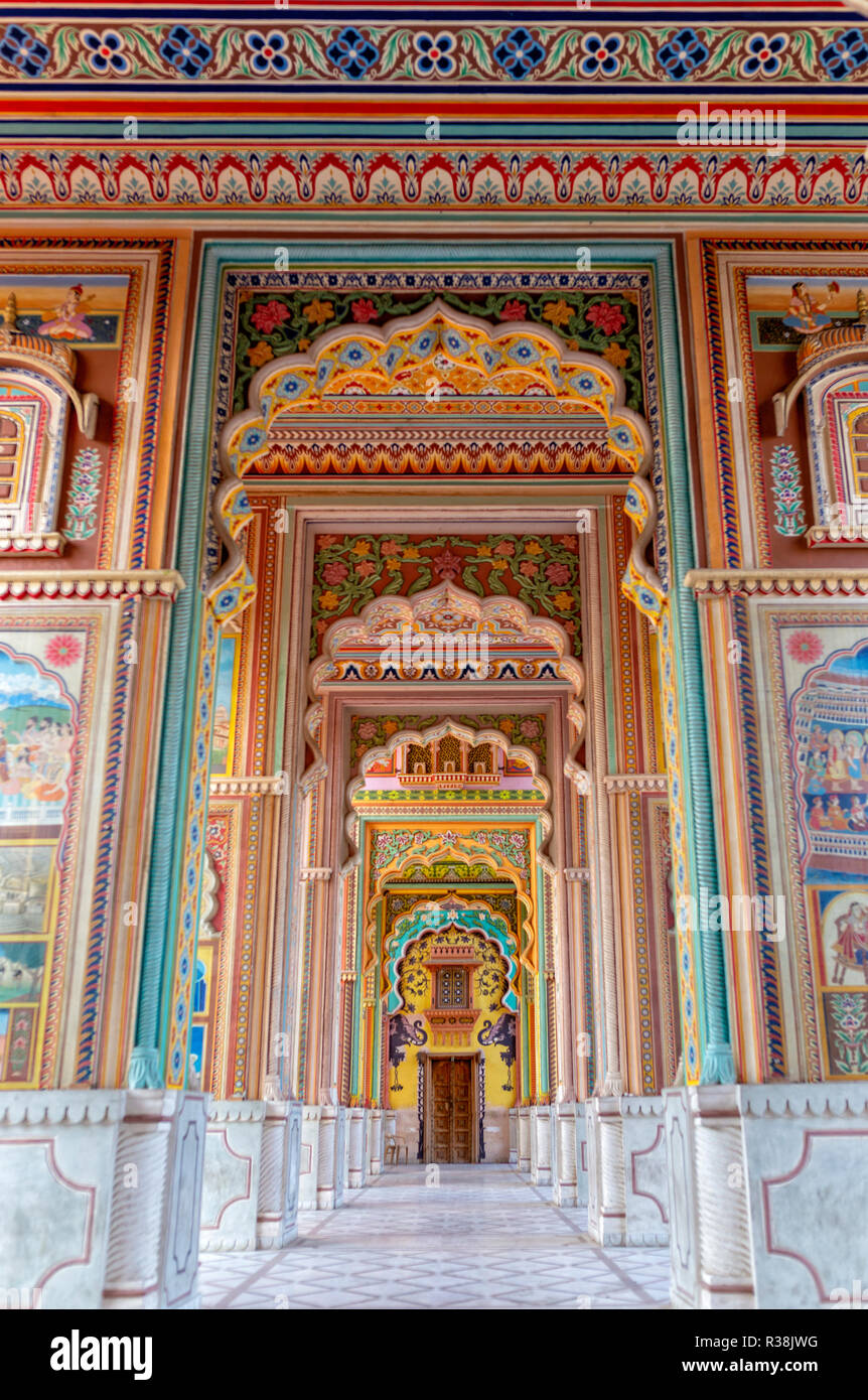 Patrika Gate, Jawahar Circle Gardens, Jaipur, india Stock Photo - Alamy