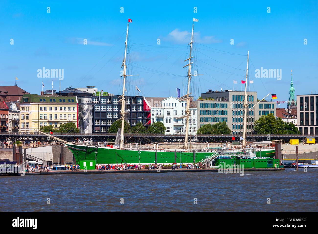 Rickmer Rickmers is a sailing ship permanently moored as a museum ship ...