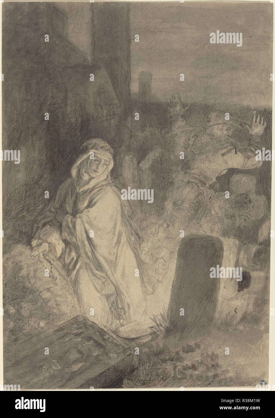 Nun praying art hi-res stock photography and images - Alamy