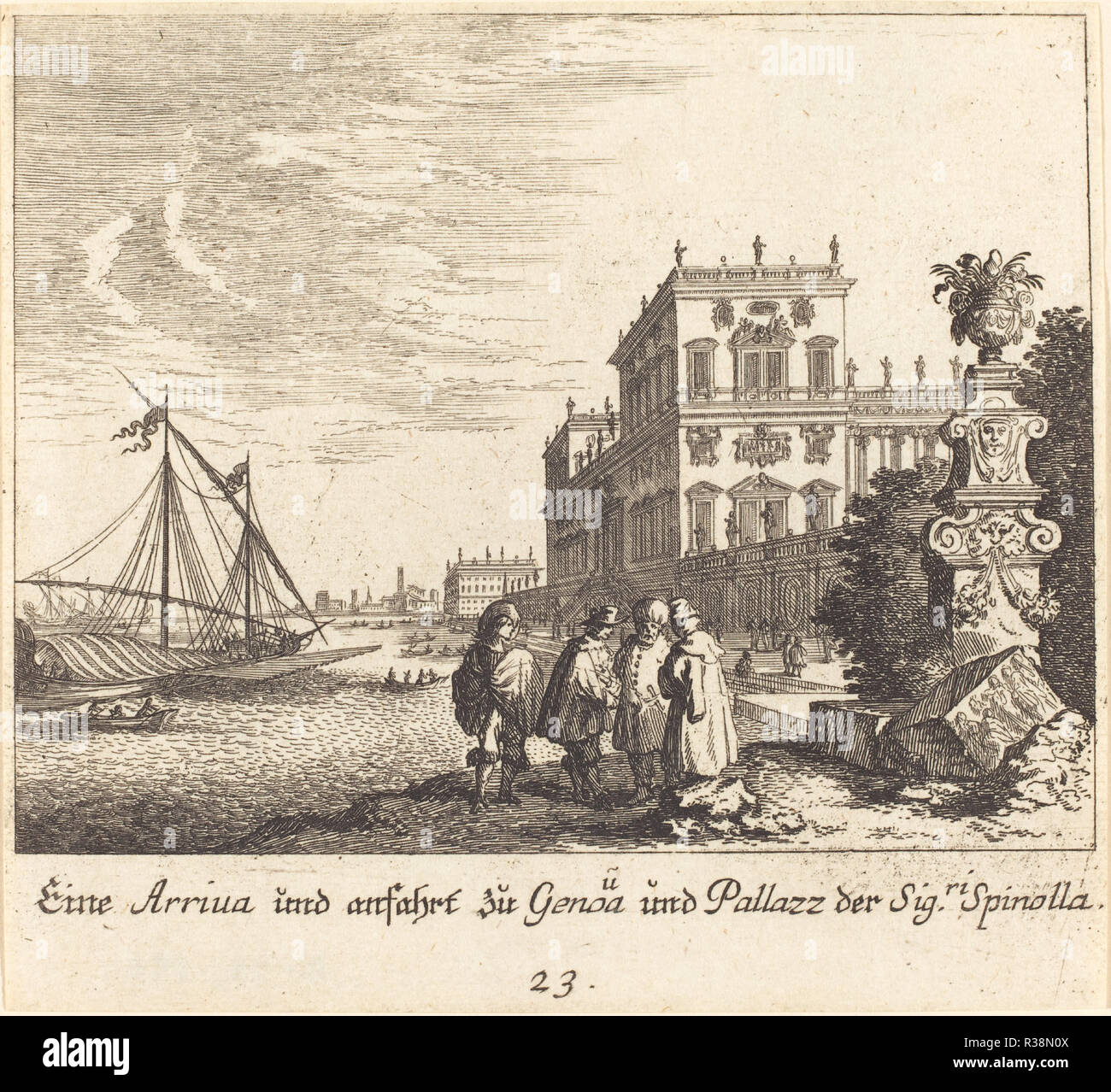 Palazzo Spinolla, Genoa. Dated: 1681. Medium: etching. Museum: National ...