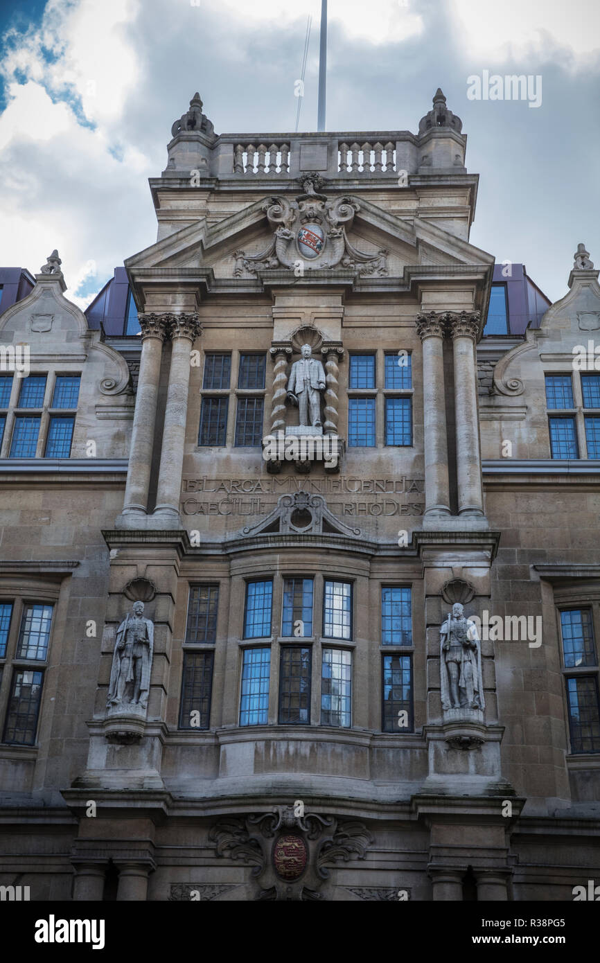Cecil Rhodes Building Oxford Stock Photo - Alamy