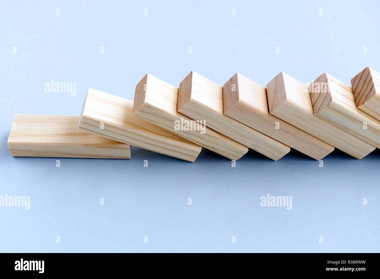 Domino effect control hi-res stock photography and images - Alamy
