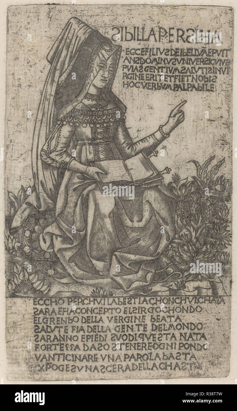 Persian Sibyl. Dated: early 15th century. Dimensions: sheet: 29.2 x 20. ...