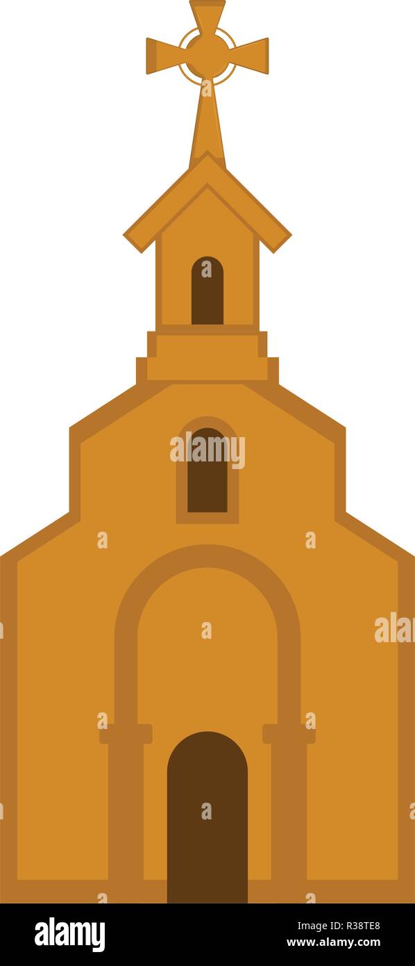 Isolated catholic church image Stock Vector Image & Art - Alamy