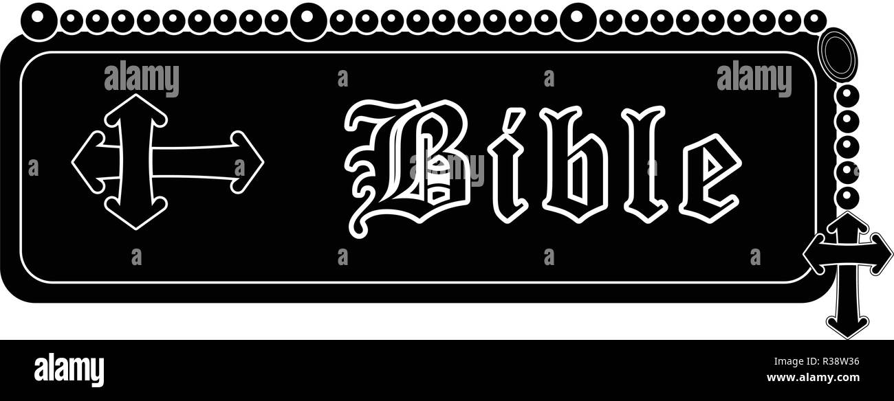 Holy bible silhouette Stock Vector Image & Art - Alamy