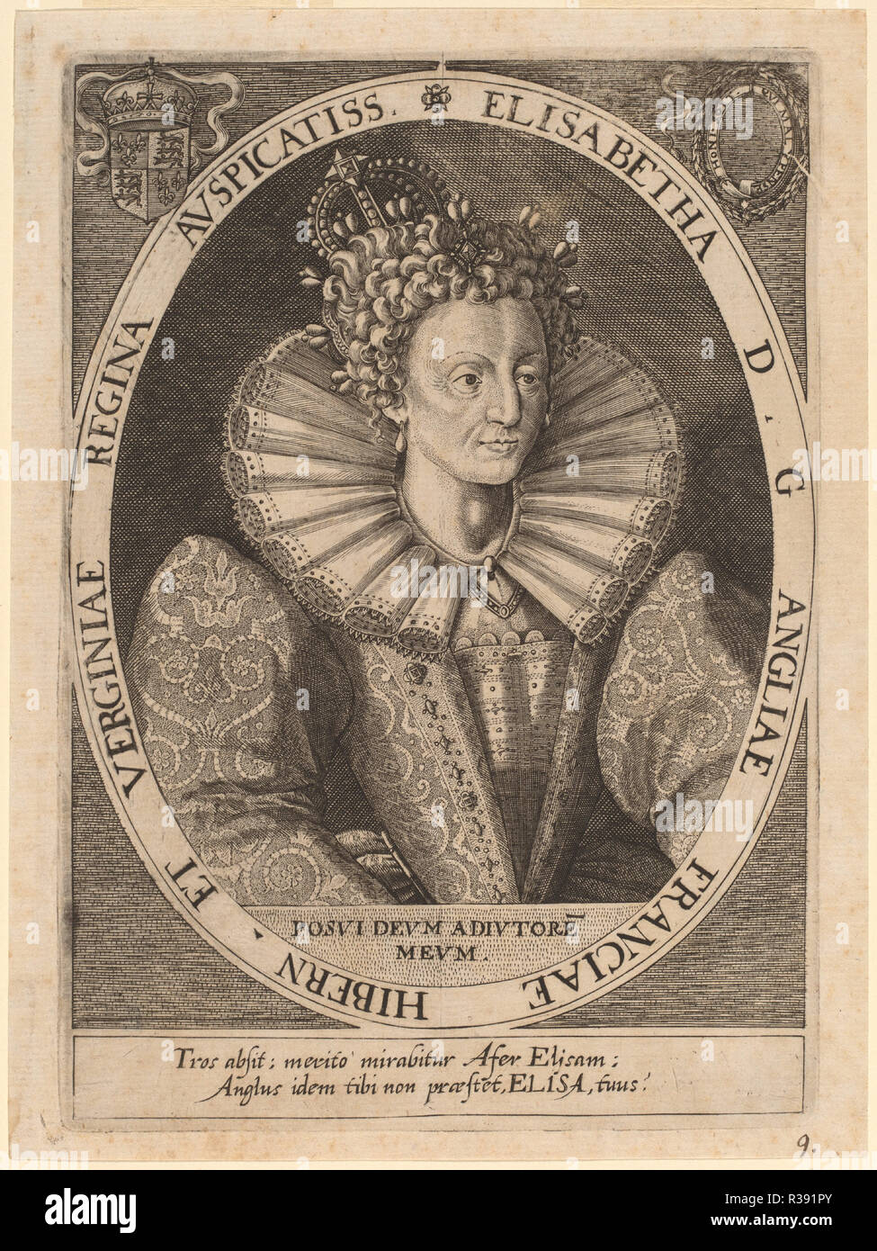 Queen Elizabeth. Medium: engraving. Museum: National Gallery of Art ...