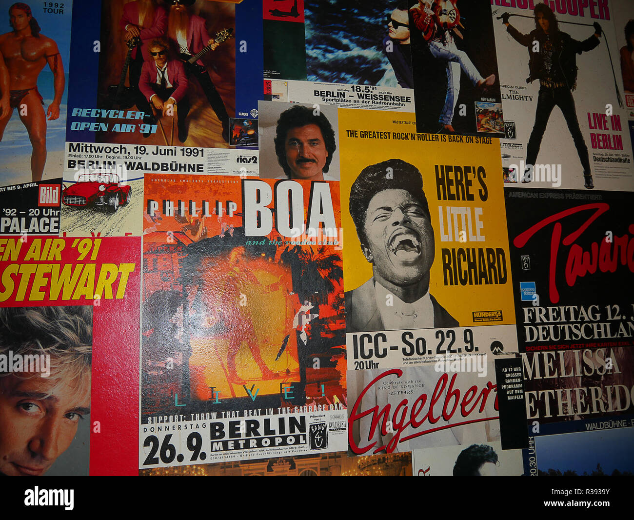 Posters of the different shows hi-res stock photography and images - Alamy