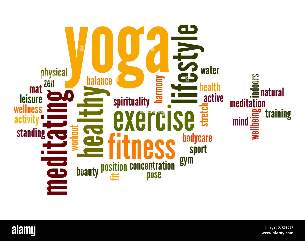 Yoga Word High Resolution Stock Photography and Images - Alamy