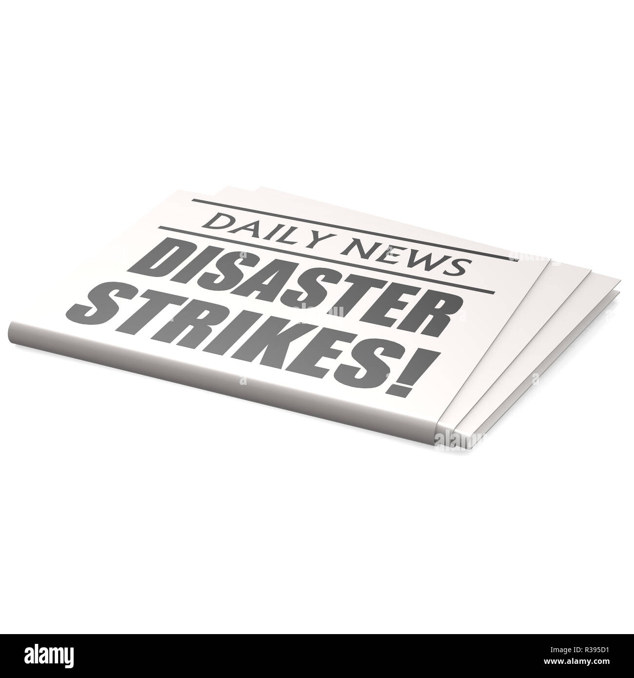 Newspaper headlines Cut Out Stock Images & Pictures - Alamy