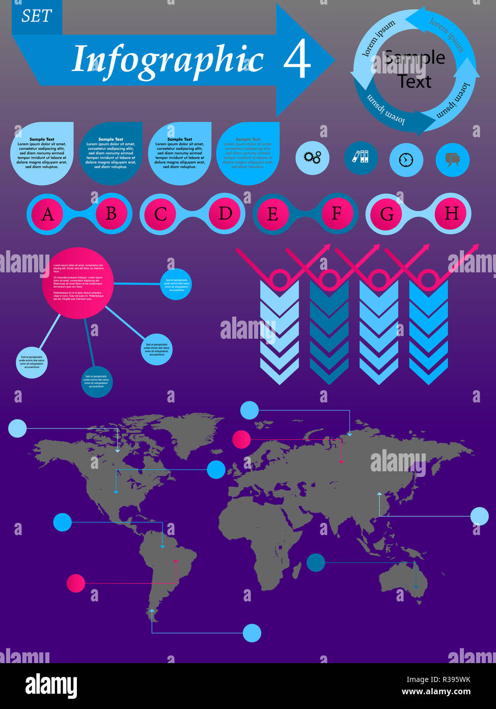 Railway infographic set hi-res stock photography and images - Alamy