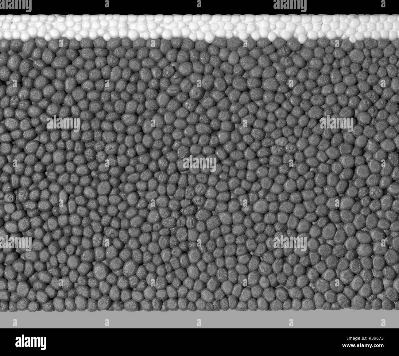 Polystyrene foam Black and White Stock Photos & Images - Alamy