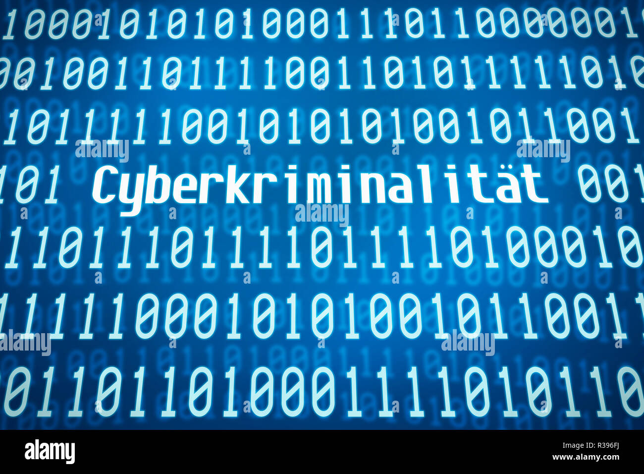 binary code with the word cybercrime Stock Photo - Alamy