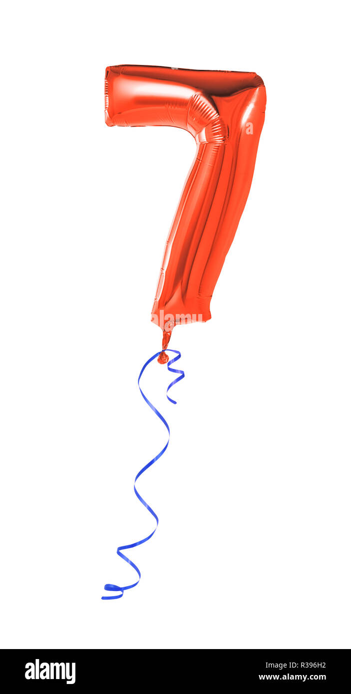 Number 7 balloon hi-res stock photography and images - Alamy