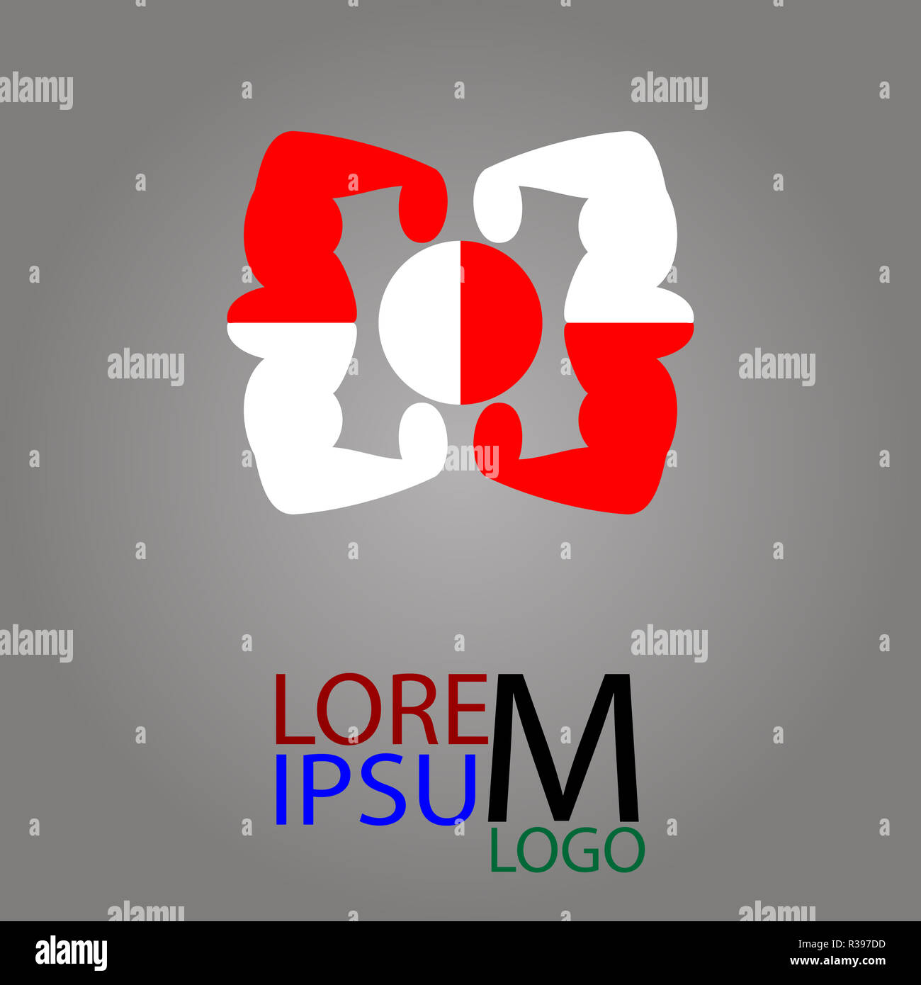 Looped shapes hi-res stock photography and images - Alamy