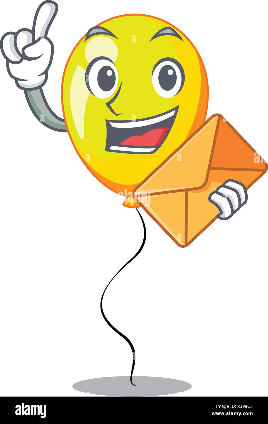 Envelope in air Stock Vector Images - Alamy